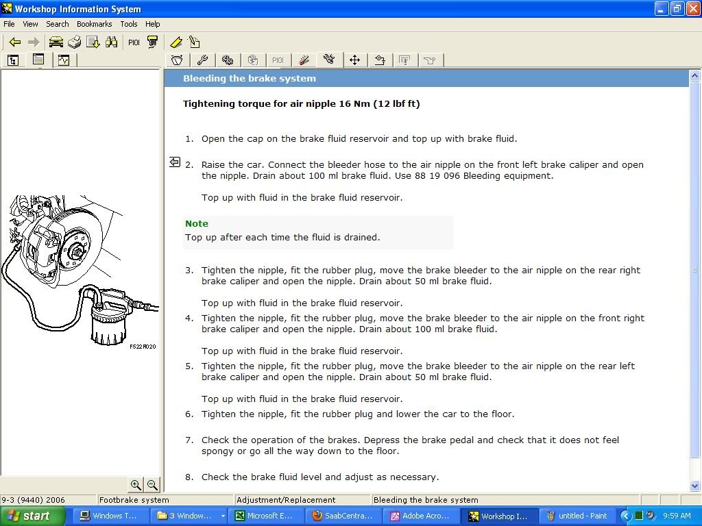 Soft brake pedal remains after bleeding forever...dealer visit needed? | Page 2 | SaabCentral Forums